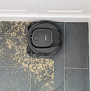 Shark ION R87, Wi-Fi Connected with Powerful Suction, Multi-Surface Brushroll and Voice Control with Alexa Robot Vacuum (RV871), 0.6 qt, Black (Renewed)