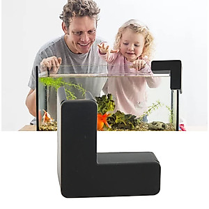 Furniture Corner Guard, Strong Adhesion Table Corner Protectors L Shape for Home (Black)