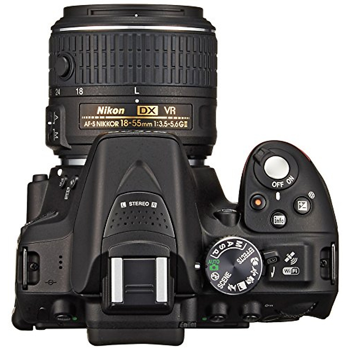 Nikon D5300 24.2 MP CMOS Digital SLR Camera Double Zoom Lens Kit with 18-55mm f/3.5-5.6G ED VR II + 55-200mm f/4.5-5.6G - International Version (No Warranty)