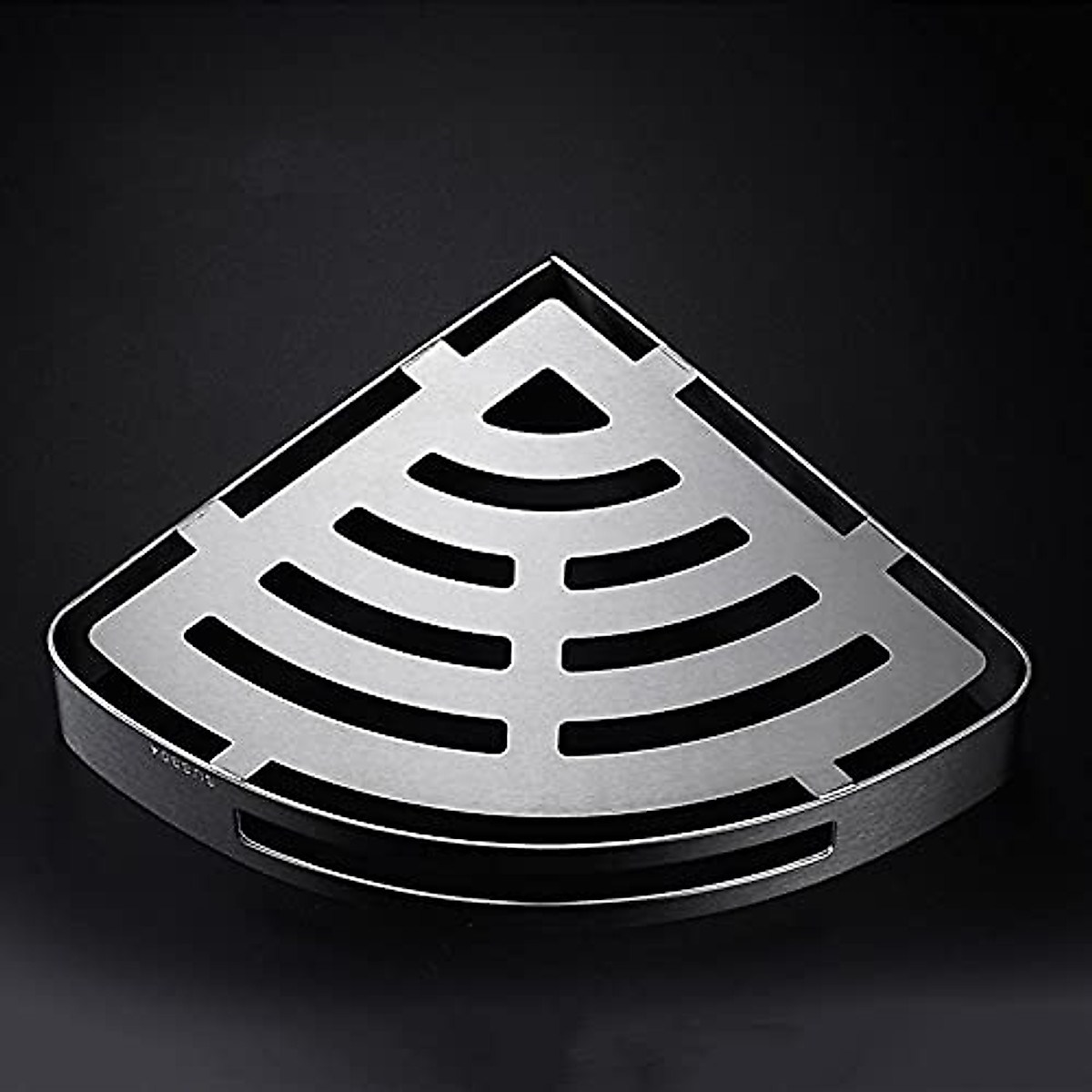 FVRTFT Bathroom Shelves Wall Mounted Shower Shelves Corner Shower Rack Stainless Steel with Hook No Drilling Self Adhesive for Kitchen Bathroom-Silver A_4th Floor