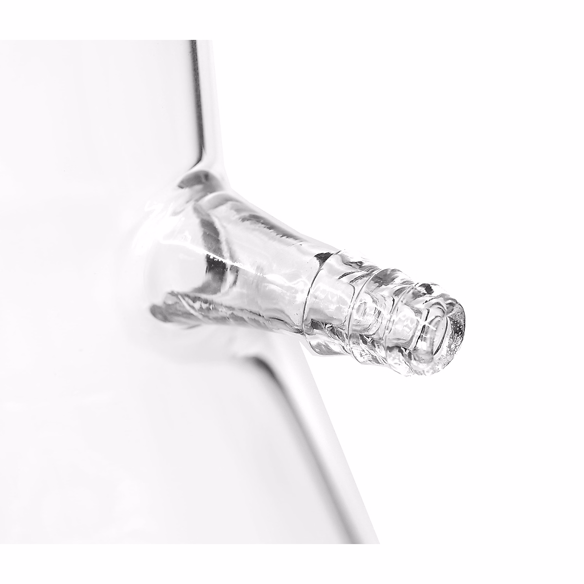 Filtering Flask, 5000ml - Borosilicate Glass - Heavy Walled - Conical Shape, with Integral Side Arm - White Graduations - Eisco Labs