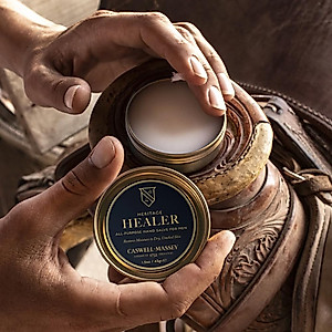 Caswell-Massey Healer All-Purpose Salve, Soothing Hand Cream with Beeswax & Orange, Cedarwood & Rosewood Oils, For Hands, Cuticles & Lips, 1.5 Oz