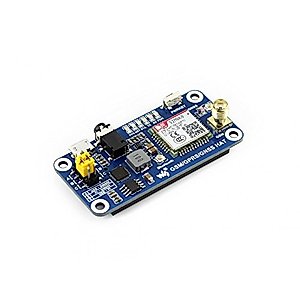 GSM/GPRS/GNSS Bluetooth HAT Expansion Board GPS Module SIM868 Compatible with Raspberry Pi 2B 3B Zero Zero W Support Make a Call,Send Messagess,DataTransfer IOT