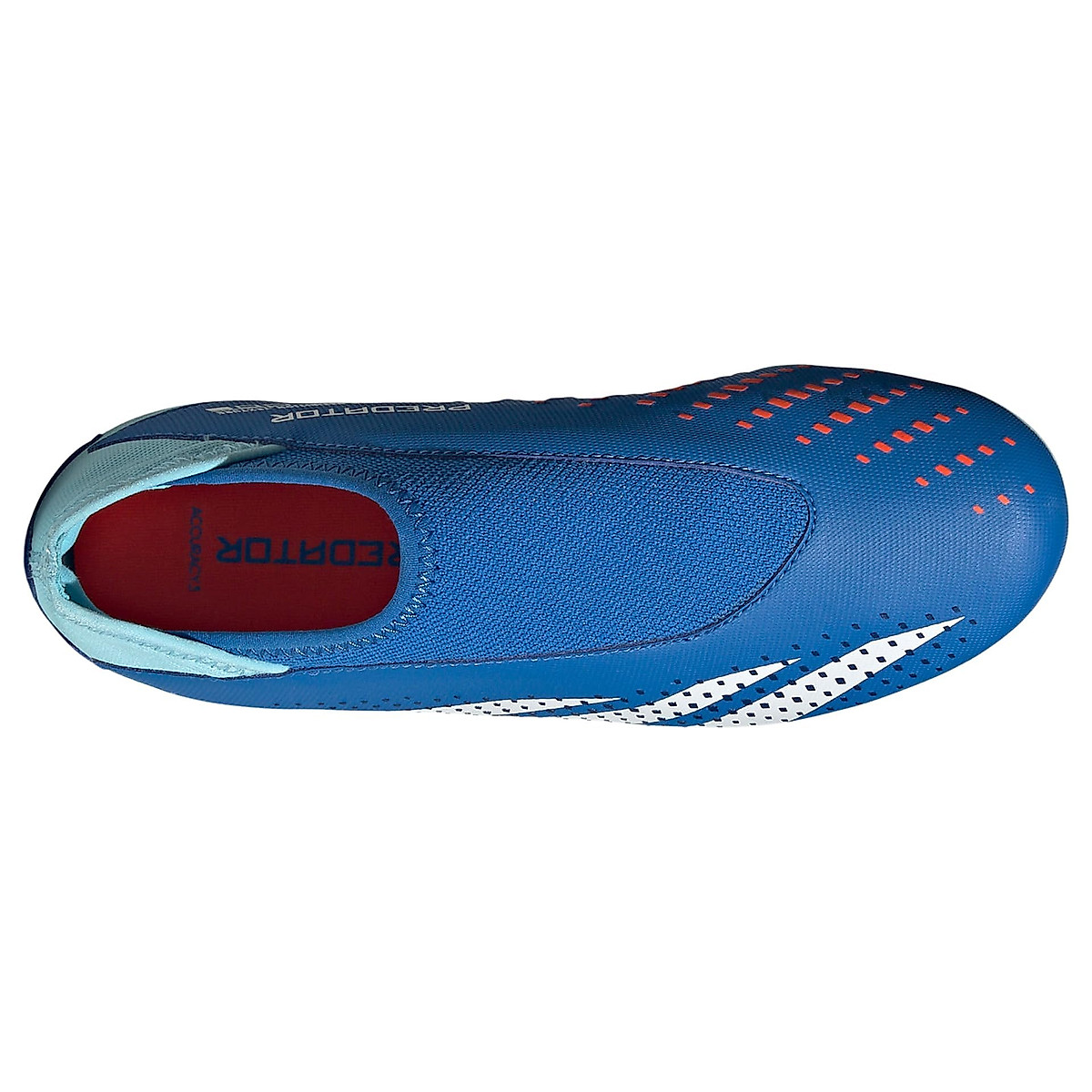 adidas Predator Accuracy.4 Turf Sneaker, Bright Royal/White/Bliss Blue, 1.5 US Unisex Little Kid