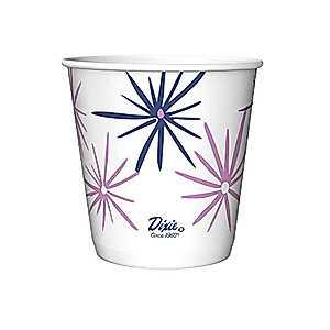 Dixie Paper Bath Cups, 3oz Cups, 400 Count (Pack of 1), Colors/Styles Vary