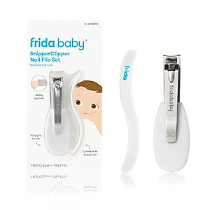 NailFrida The SnipperClipper Set by Fridababy – The Baby Essential Nail Care Kit for Newborns and Up, Pack of 1