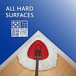 O-Cedar EasyWring Spin Mop Microfiber Refill (Pack of 4)