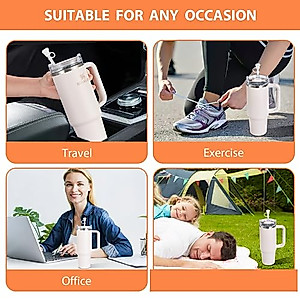 12PCS Silicone Spill Proof Stopper Set - Spill Stopper Straw Cover for Stanley Cup 1.0 2.0 40oz 30oz, Stanley Accessories Including 2 Straw Cover Cap, 2 Square Spill Stopper And 2 Round Leak Stopper