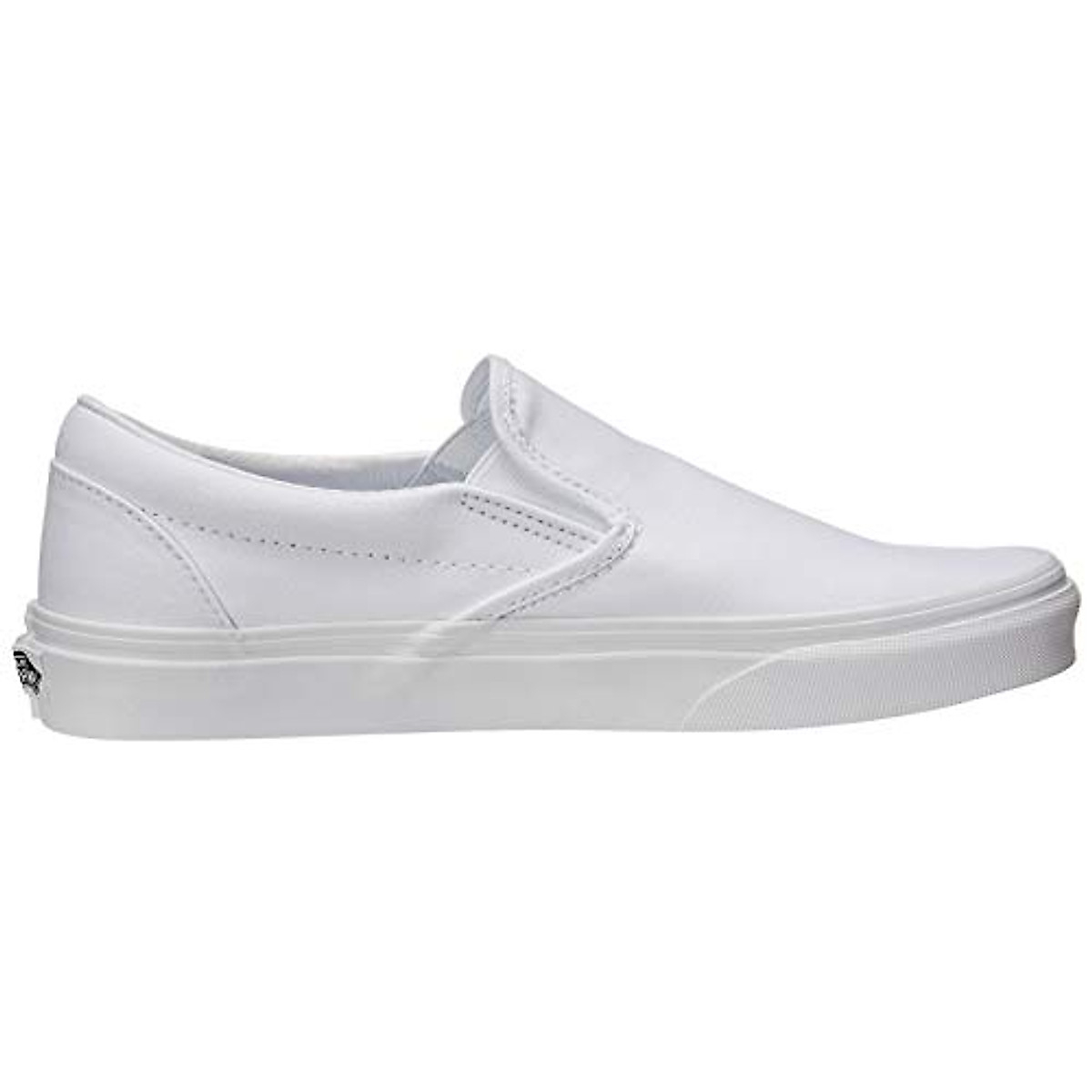 Vans Men's Low Top Trainers, White Shoe White Sole, Womens 10
