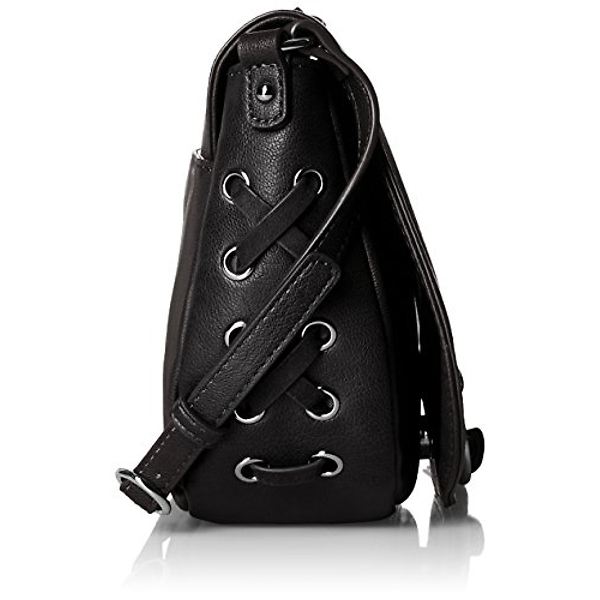 NINE WEST Ring Decoder Crossbody, Black/Black