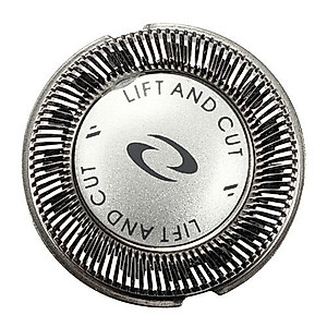 Razorless Razor Replacement Shaver Head Blades Work With For Norelco HQ56 HQ55 HQ4 Reflex Plus 6863XL Close Cut Shaver Heads 3Pcs