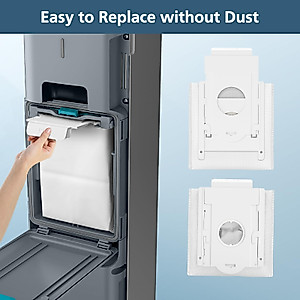 8 Pack VCA-ADB90 Dust Bag Compatible with Samsung VCA-SAE903/AA & VCA-SAE904/AA, Replacement Bags for Jet 75 Complete 75+ 90+ 70+ Series Stick Cordless Vacuum Cleaners, Compared to Part VCA-ADB90/XAA