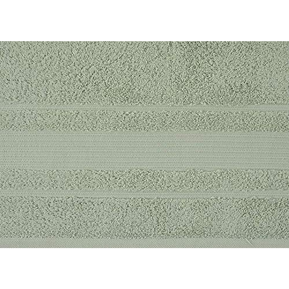 Qute Home 4-Piece Hand Towels Set, 100% Turkish Cotton Premium Quality Towels for Bathroom, Quick Dry Soft and Absorbent Turkish Towel, Set Includes 4 Hand Towels (Green)