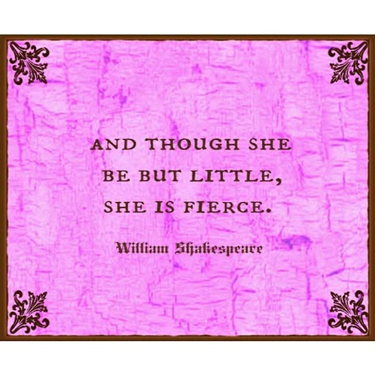 CafePress And Though She Be But Little Mugs Ceramic Coffee Mug, Tea Cup 11 oz