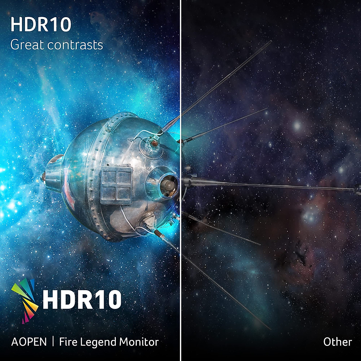 AOPEN 27HC5R Vbiipx 27" Full HD (1920 x 1080) VA 1500R Curved Gaming-Monitor | AMD FreeSync Premium | 165Hz Refresh Rate | 1ms-TVR | HDR 10 Support | Ports: 1 x Display Port 1.4 & 2 x HDMI 2.0, Black