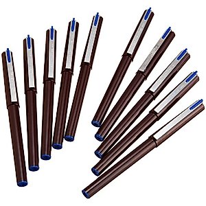 Pentel JM20-CD Sign Pen, Plastic Man, Set of 10, Blue