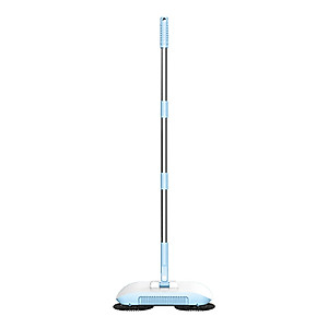 Broom with Dustpan Combo Set Hand Push Sweeper Household Lazy Three-in-one Suction Sweeper Cleaning Machine Floor Stall Broom Set Dust Pan and Broom Set Small Broom Dust Broom Cleaning Tools