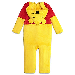 Disney Winnie the Pooh Little Boys Fleece Zip Up Coverall 6