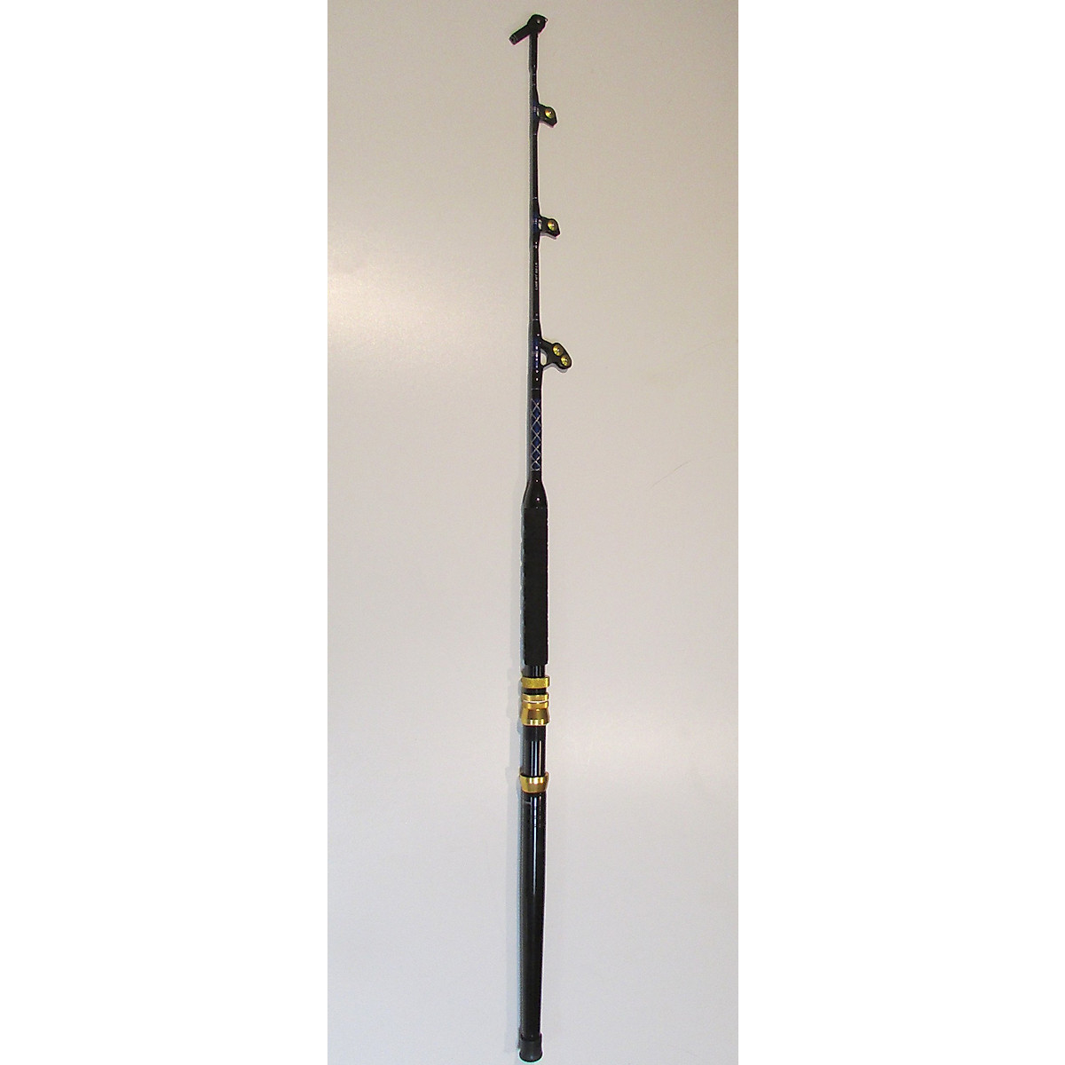 Xcaliber Marine Offshore Series 100lb Saltwater Deep Drop Swivel Tip Trolling Rod (Blue & Silver)