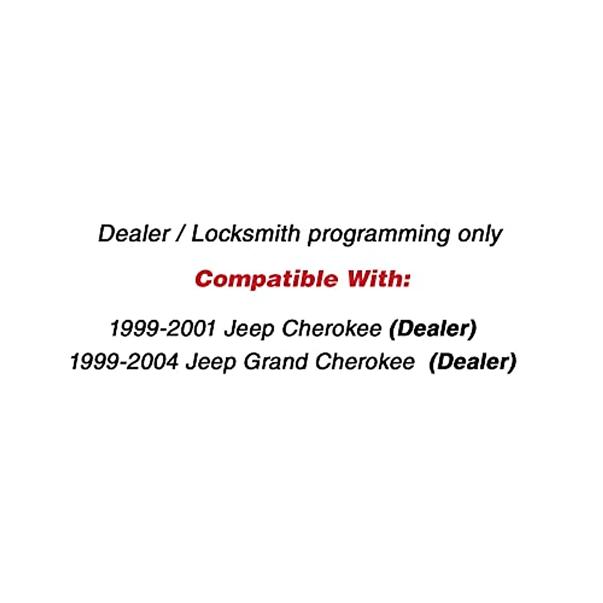 KeylessOption Keyless Entry Remote Control Car Key Fob Replacement for 56045497 (Pack of 2)