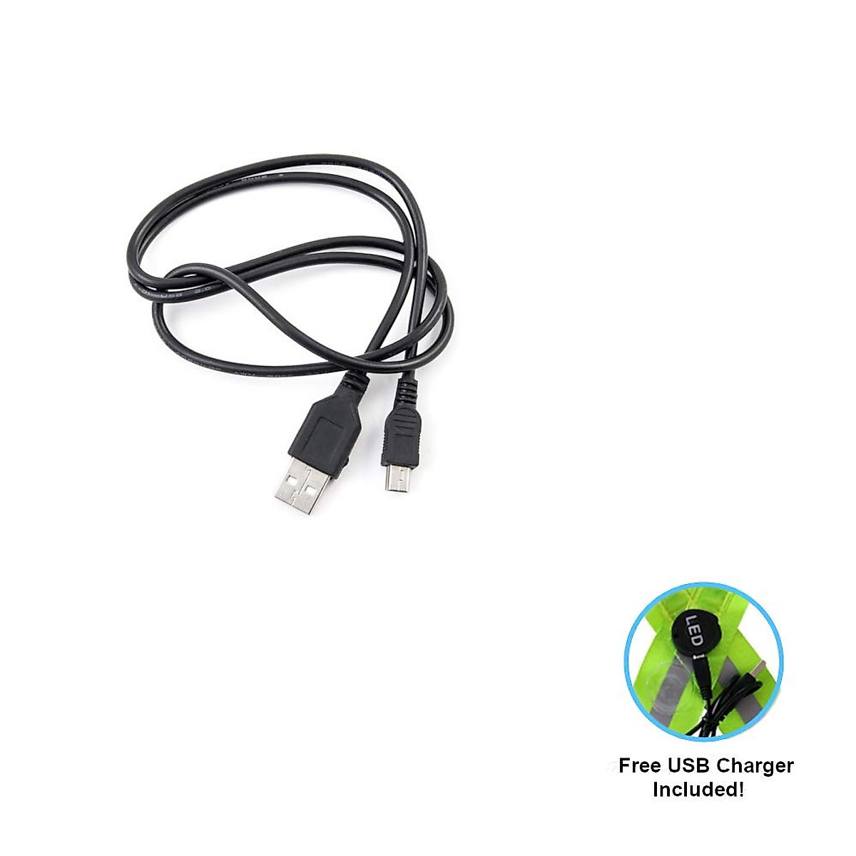 Atlecko 360° Rechargeable LED Running, Cycling, Hiking Reflective Vest & Belt for Men, Women & Kids - Safe & Comfortable - Bright Lights for High Visibility, Excellent Battery Life, Perfect for Night