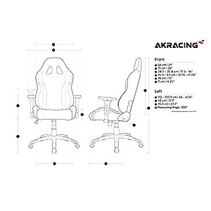 AKRacing California Gaming Chair XS Extra Small, Swivel, Rocker and Seat Height Adjustment Mechanisms with 5/10, Purple