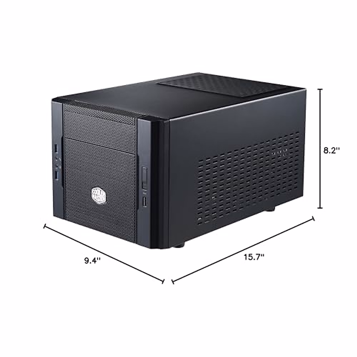 Cooler Master RC-130-KKN1 Elite 130 - Mini-ITX Computer Case with Mesh Front Panel and Water Cooling Support