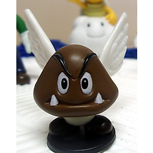 Mario Brothers Birthday Party 22 Piece Mario Birthday Cake Topper Featuring Mario, Luigi, Bullet, Toad, Mushroom, Goomba, Koopa, Shy, Bomb, Lakitu Spiny, Mario Coins, Large Bomb, and 6 Mario 1"