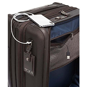 TUMI Alpha Continental Dual Access 4-Wheeled Carry-On Luggage - Rolling Suitcase for Men and Women - Luggage Carry-On with 4 Spinner Wheels - Rolling Luggage with Security Zippers - Anthracite