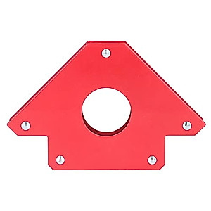 Welding Magnet 5in 75lbs Welder Magnet Holder Angle Support Fixture Tool Stainless Steel Welding and Cutting Accessories,Metal Magnetic Holder,Metal Working Magnet Tools Holder Support Aids