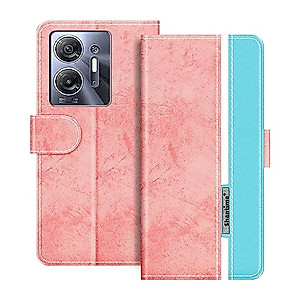 MILEGAO for Infinix Hot 30 5G Flip Cover, Magnetic Buckle Multicolor Business PU Leather Phone Case with Card Slot, for Infinix Hot 30 5G 6.78 inches