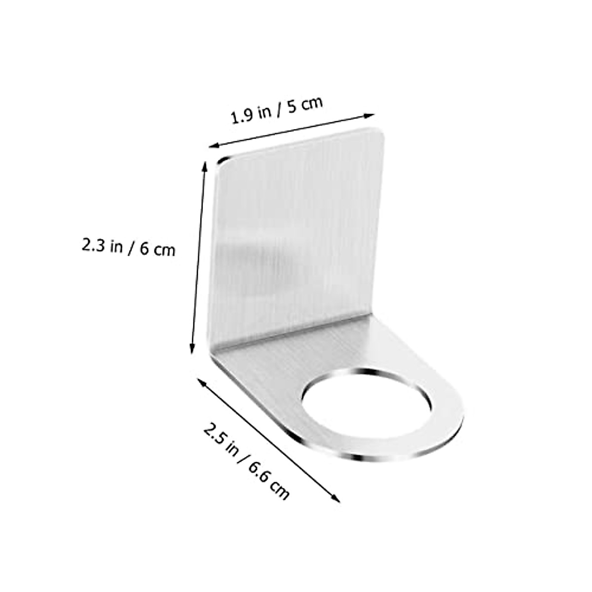 Alipis 2pcs Shower Gel Hanger Shelving Brackets Wall Mount Shelves Hand Wash Dispenser Shower Holder Storage Unit Metal Shelving Heavy Duty Bottle Holder Shampoo Bottle