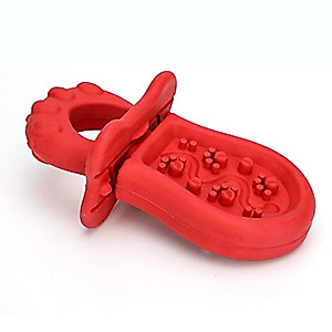 Dog Crate Training Tool Peanut Butter Treat Dispenser Licking Toy for Puppy Behavior Tool Secures to Cage to Help Reduce Anxiety,Stress, Boredom Improved Durable Design Fits All Crates