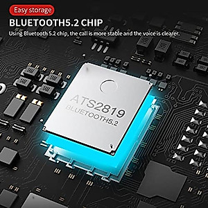 Betreasure Bone Conduction Headphones Wireless Earphone Bluetooth Earbuds Sports Waterproof HiFi Stereo Ear-Hook Headset with Microphone (Green)