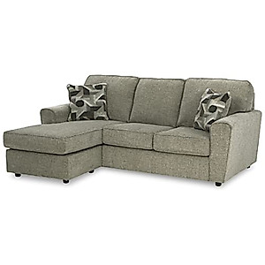 Signature Design by Ashley Cascilla Casual Sofa Chaise, Light Gray