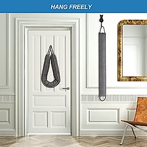 LONGTM Under Door Draft Stopper 36inch, Under Door Noise Blocker Door Snake Draft Stopper Weighted Saving Energy Under Door (Dark Grey) 2LBS