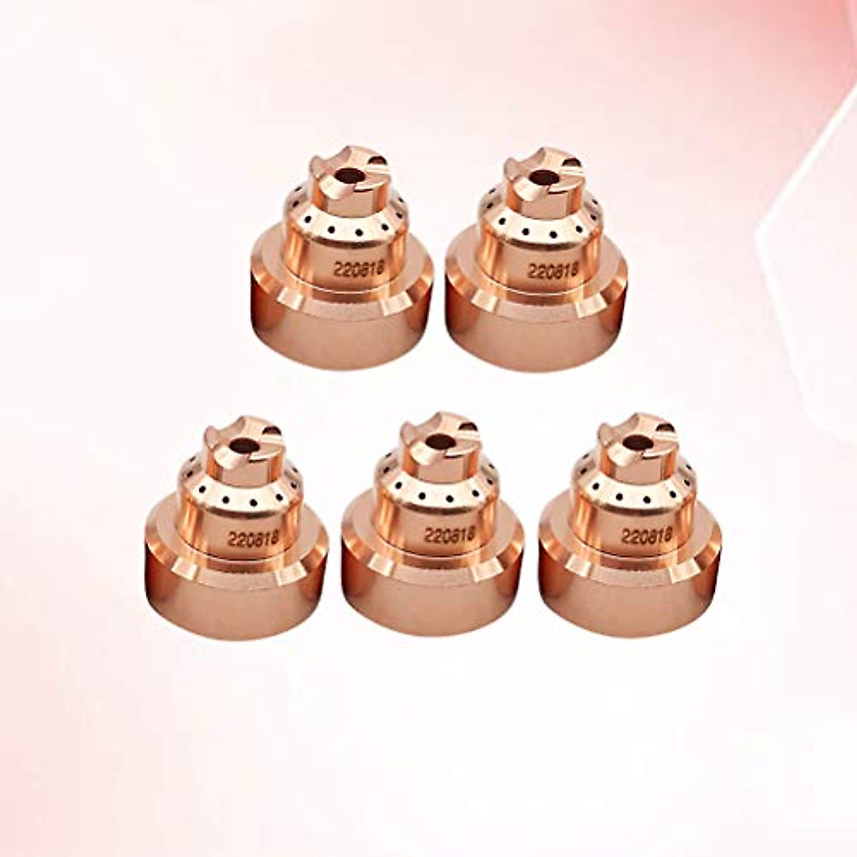 5PCS Air Plasma Cutter Nozzles Tips Electrode Cap Cutting Consumables for Cutting Torch