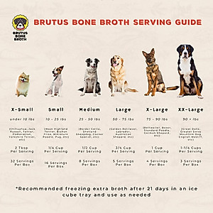 Brutus Bone Broth for Dogs (Beef, 2-Pack) and Brutus Broth Dog Biscuits (Beef, 2-Pack) Bundle
