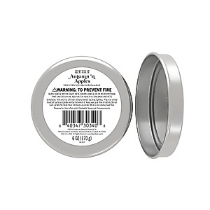 Scentsicles, Autumn n Apples,6 Oz Soy Blend Candle, 25 Hour Burn Time