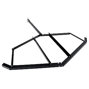 KUAFU Tow Behind Drag Harrow 66" Width W/Pin Style Hitch Compatible with ATV UTV Garden Lawn Tractor Adjustable Center Bars 50 Lbs