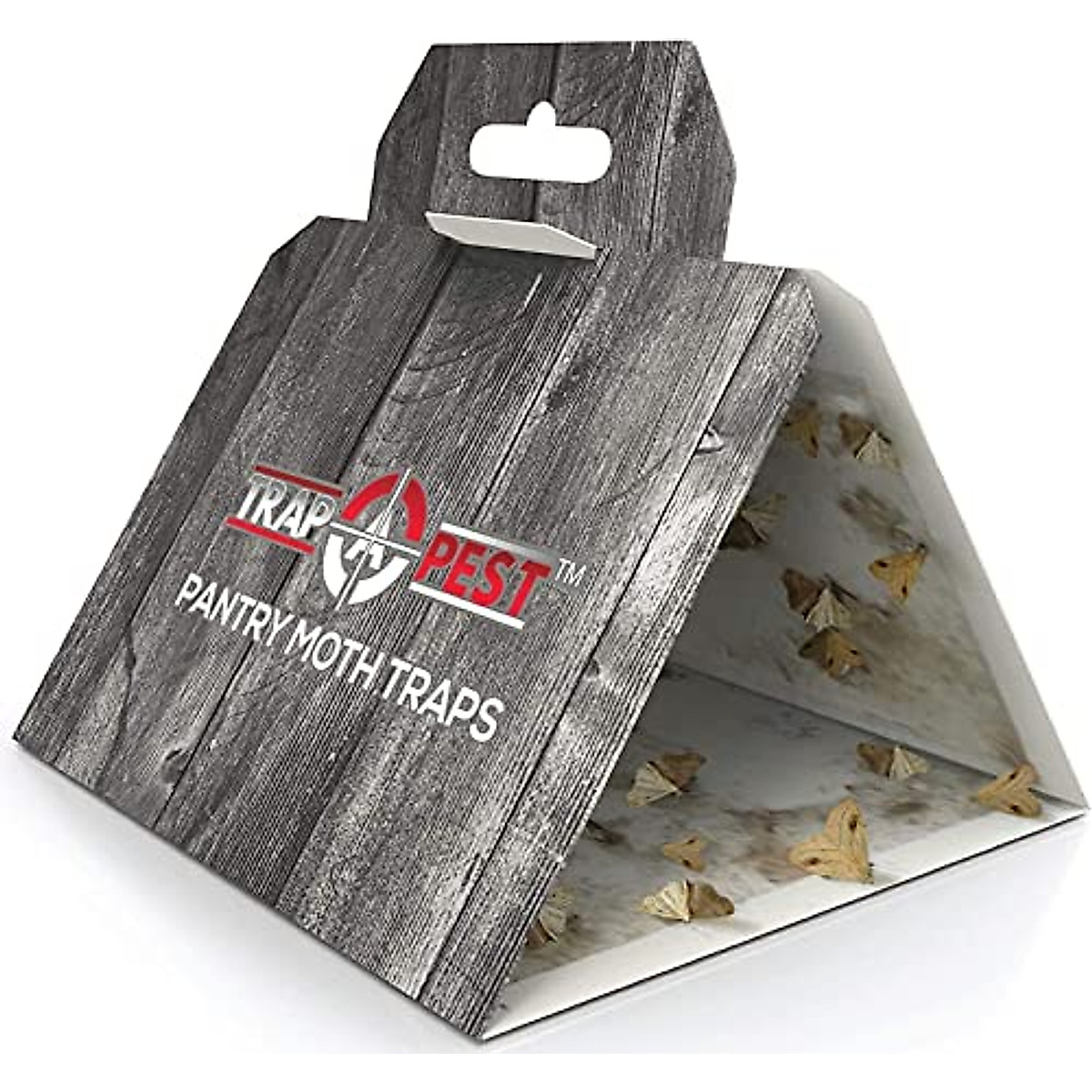 8 Pack Pantry Moth Traps- Safe and Effective for Food and Cupboard- Glue Traps with Pheromones for Pantry Moths