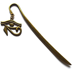 Eye of Horus Bookmark,Gifts for History Teachers -Bronze Egyptian Eye Bookmark,Book Lover Gift Reader Gifts Lover Gift Bookmarks Books