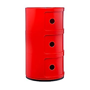 Kartell Componibili Drawer, Pack of 1, Red