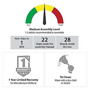 Systembuild Evolution Beckett Closet Storage Organizer, White