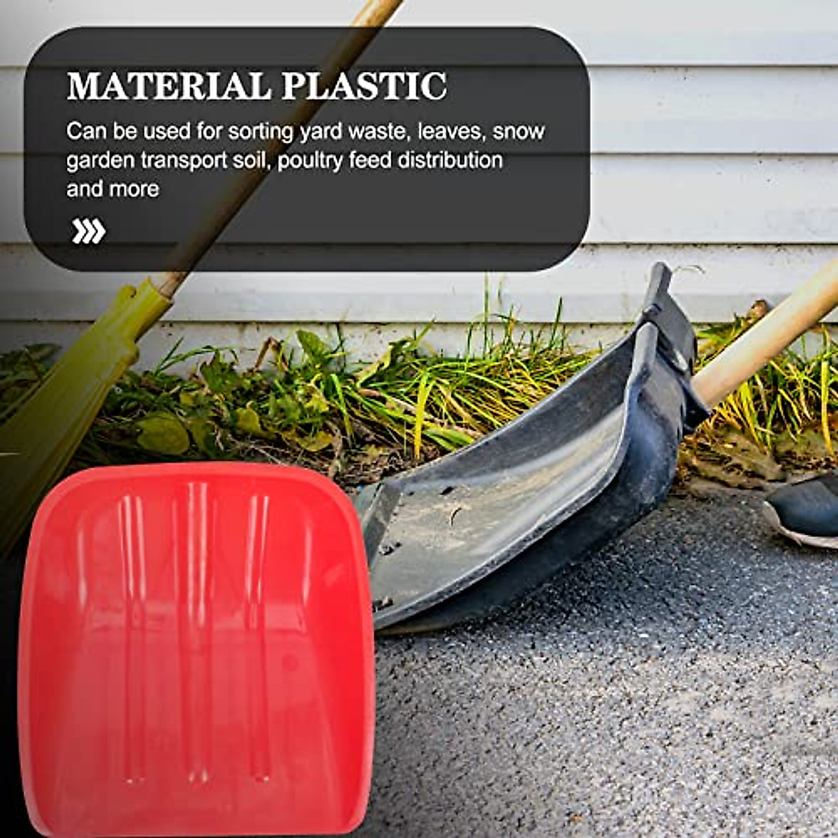 Cabilock Plastic Shovel Head Replacement Snow Shovel Grain Shovel Poultry Feed Shovel