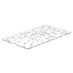 Food Pan Drain Shelf 1/1 Camwear Clear