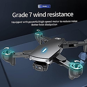 RKSTD Mini RC Drone With Camera - HD RC Drone For Kids, Fpv Adult Beginner RC Drone, One Button Takeoff/Landing, Gravity Sensor, Gesture Control, 3D Flip, Voice Control