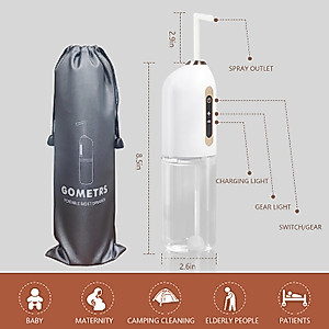 Electric Portable Bidet -Mobile Toilet Shower-Butt Shower Replacing Wet Wipes - for Travel and Personal Hygiene Cleaning/Soothing Postpartum Care/Perineal & Hemmoroid Treatment，3 Pressure Options