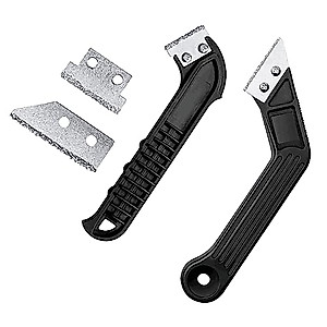 1 Set Bevel Corner Scraping Squeegee Household Cleaning Tools Knife Blades Cleaning Scraper Sink Adjustable Clamp Scraper Cutter for Cleaning Scraper Cutter Cleaning Tool Black BUTIFULSIC