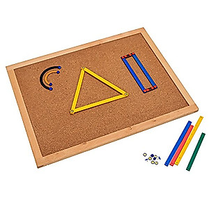 Montessori Kids Educational Toys Geometric Stick Material Early Childhood Preschool Math Geometry Teaching Aid